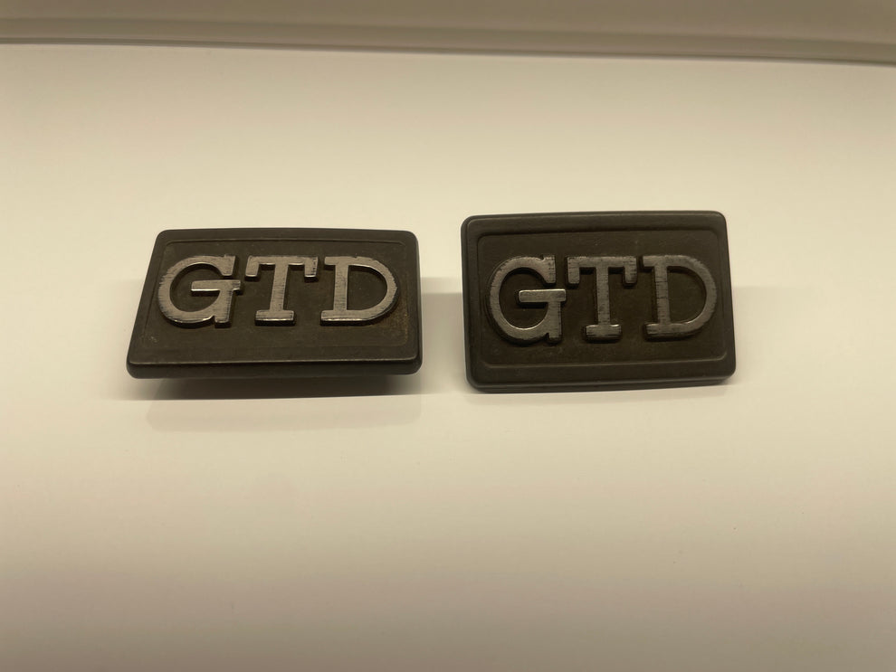 Euro Mk2 Golf GTD Badge Set. – Autobahn Autoworx